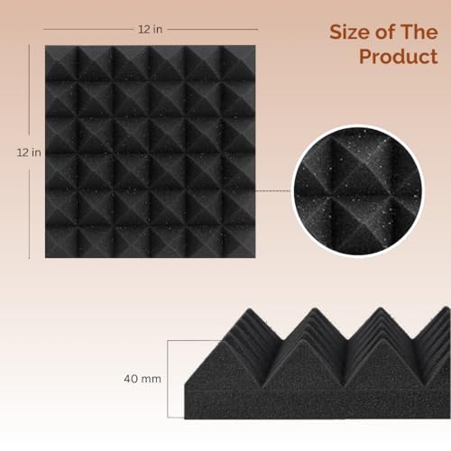 Timber Acoustics Pyramid Foam Panels