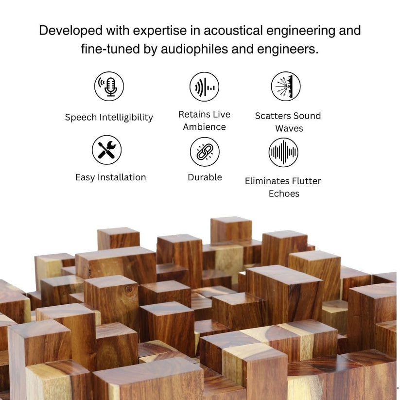 Timber Acoustics Skyline Sound Diffuser