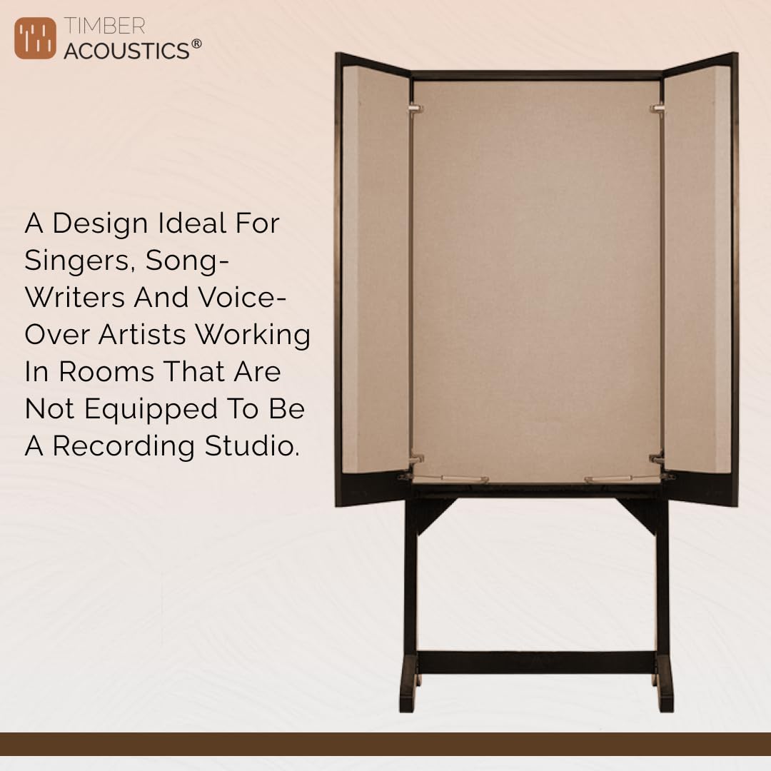 Foldable Vocal Booth for Home Studios | Timber Acoustics